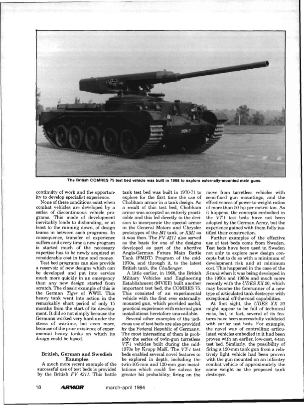 COMRES 75 – Tank and AFV News