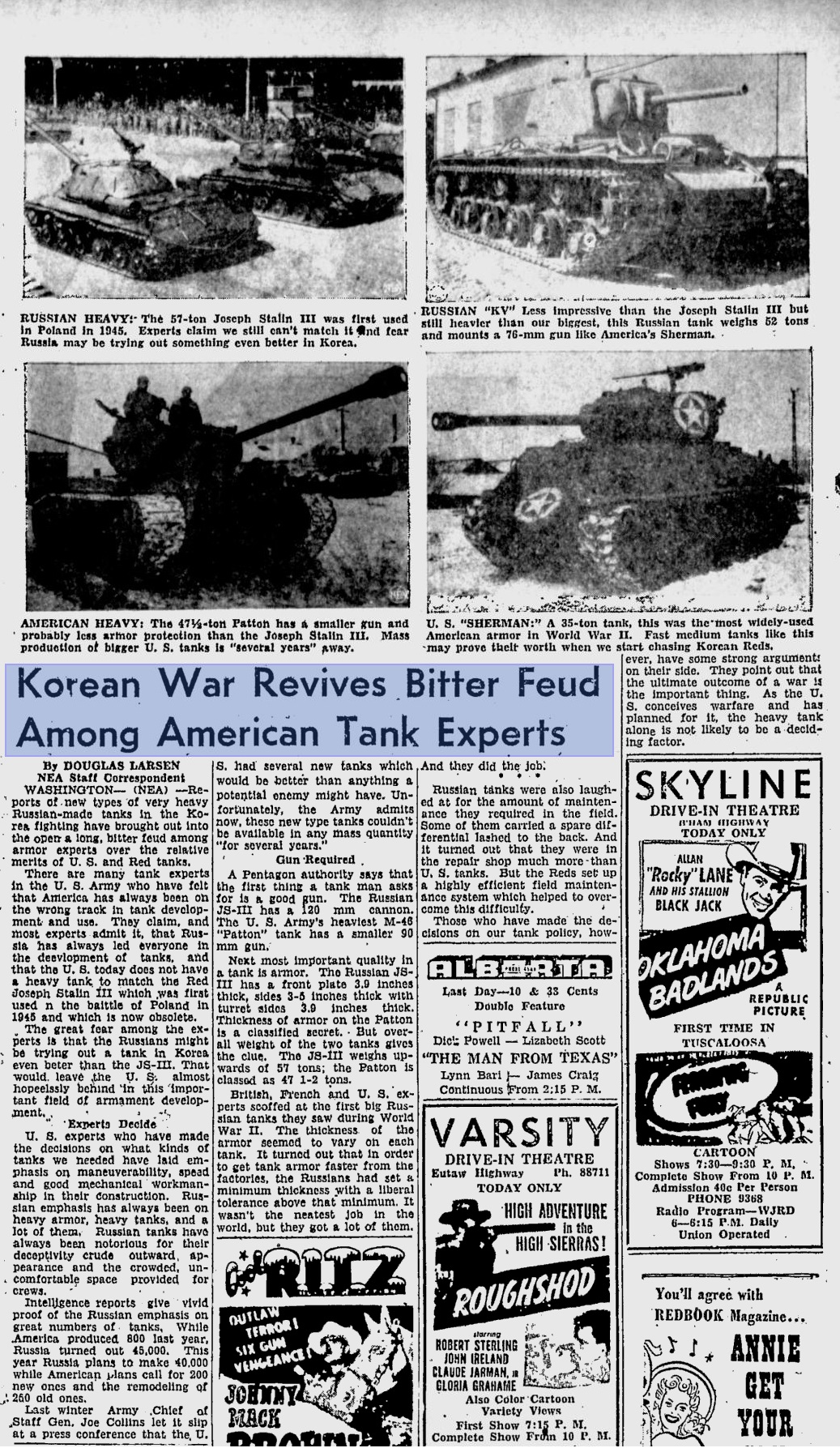 From the Vault: Newspaper articles on US Korean War tanks – Tank and ...
