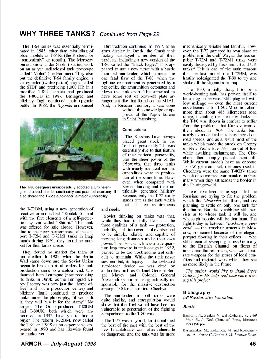 From the Vault: Why Three Tanks? – Tank and AFV News