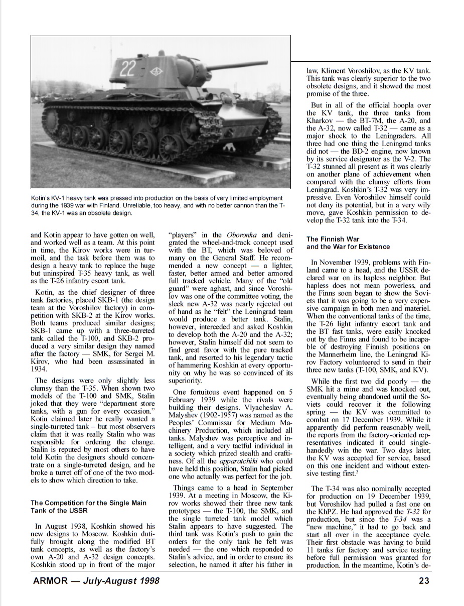 From the Vault: Why Three Tanks? – Tank and AFV News