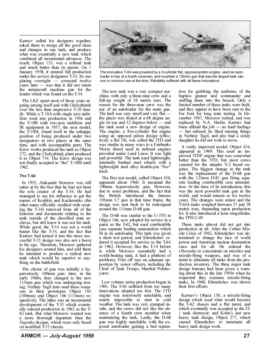 From the Vault: Why Three Tanks? – Tank and AFV News