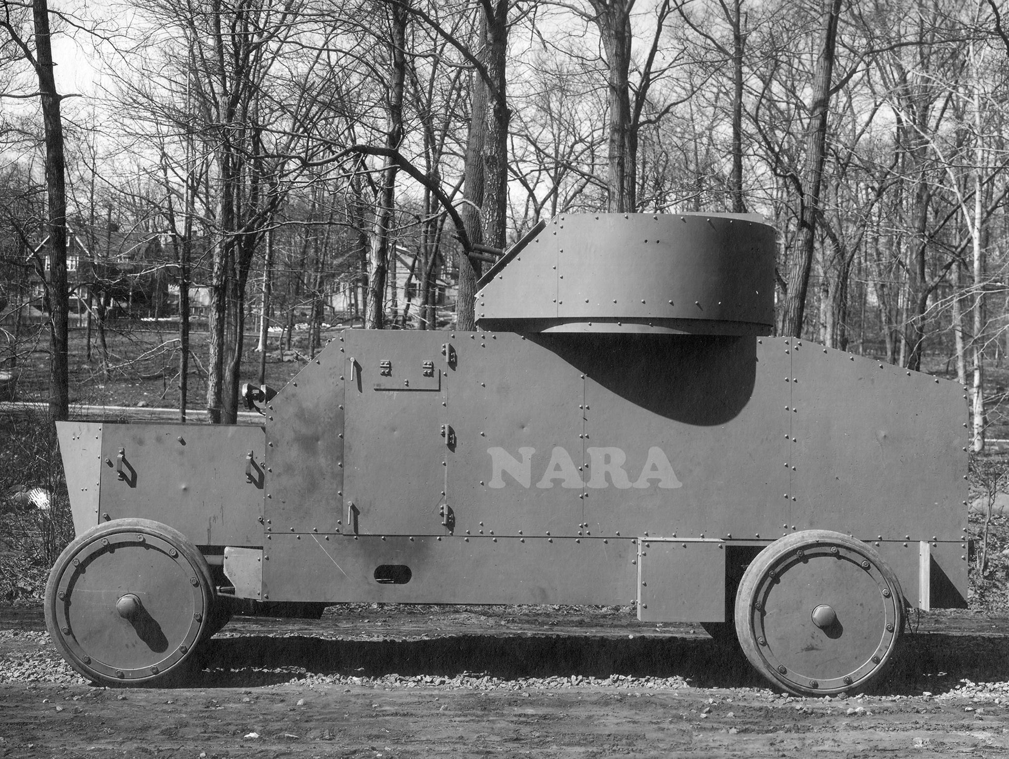Photo of the Day: Revolving Turret Armored Motor Car – Tank and AFV News